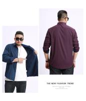 China Men's Full Sleeve Winter Fleece Henley Shirt 6XL Corduroy Custom Logo for sale