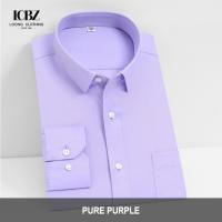 China Pure Cotton Non Ironing Long Sleeve Business Shirt Men Sizes M to 4XL for sale