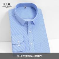 China Pure Cotton Non Ironing Long Sleeve Business Shirt Men Sizes M to 4XL for sale