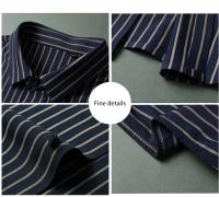China Men's Black Slim Fit Long Sleeve Formal Shirt Polyester Spandex Size up to 10XL for sale