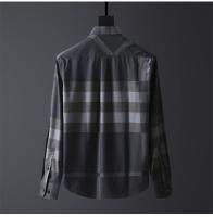 China Plus Size Men's Dress Shirts in Solid Color Poplin Fabric with Covered Button Closure for sale