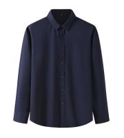 China Men's Oversized Long Sleeve Tshirt Poplin Fabric Plus Size Casual Shirt Polyester Cotton for sale