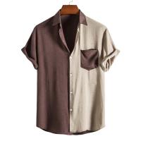 China Woven Fabric Plus Size Men's Dress Shirt Sustainable Oversized T-Shirt S-2XL for sale