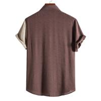 China Woven Fabric Plus Size Men's Dress Shirt Sustainable Oversized T-Shirt S-2XL for sale