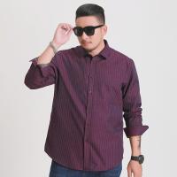 China Men's Corduroy Casual Shirt Custom Grand Flower Design Long Sleeves Sizes 2XL-10XL for sale