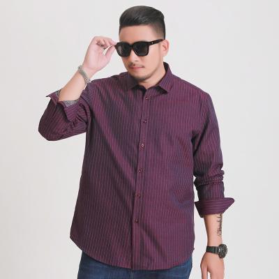 China Men's Corduroy Casual Shirt Custom Grand Flower Design Long Sleeves Sizes 2XL-10XL for sale