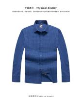 China Men's Corduroy Casual Shirt Custom Grand Flower Design Long Sleeves Sizes 2XL-10XL for sale