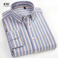 China Men's Oxford Cotton Silk Shirt Print Dress Embroidery Business Work Shirt XXL-10XL for sale