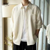 China Men's Linen Short Sleeve Dress Shirt Fishing Style 7 Days Sample Lead Time for sale