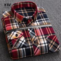 China LCBZ Custom Men Flannel Long Sleeve Shirt Casual Style Sizes S to 10XL for sale