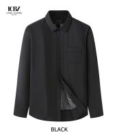 China Men's Slim Fit Corduroy Long Sleeve Shirt XXL to 10XL Custom Printing for sale