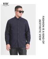 China Men's Slim Fit Corduroy Long Sleeve Shirt XXL to 10XL Custom Printing for sale