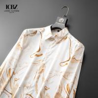 China Men's Slim Fit Long Sleeve Check Vintage Shirt Casual Polyester Cotton S-10XL Custom Logo for sale