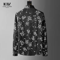China Custom Cotton Polyester Long Sleeve Men's Shirt for Leisure Spring Sizes S to 10XL for sale
