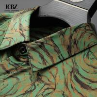 China Men's All Over Digital Print Floral Chain Viscose Long Sleeve Casual Shirt S-10XL for sale
