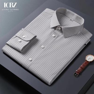 China Customized 100% Cotton Men's Dress Shirts Long Sleeve Non Iron Sizes S to 10XL for sale