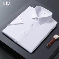 China Men's Three-Proof Breathable Seamless Business Dress Shirt Woven Non Iron Custom Size S-10XL for sale