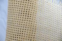 China 12-48 Inches  Beached  1/2” and 9/16” Open Mesh Plastic  Webbing For  For Furniture Decoration or Rattan Crafts for sale