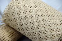 China 12-48 Inches  Beached  1/2” and 9/16” Open Mesh  Webbing For  For Furniture Decoration or Rattan Crafts for sale