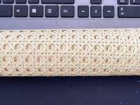 China 12-48 Inches Natueal 1/2” and 9/16” Open Mesh Paper Webbing For Furniture Decoration or Rattan Crafts for sale