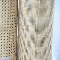 China 12-48 Inches  Beached 6*6 Square Mesh Rattan Cane Webbing For  For Furniture Decoration or Rattan Crafts for sale
