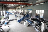 China LLDPE Single Screw Extruder Machine 350Kg H Plastic Film Washing Line for sale