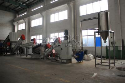 China 300kg/h HDPE PP Basket Bottle Recycling Washing Machine Plant for sale