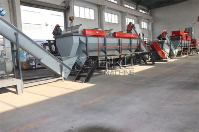 China HDPE Film Bags Plastic Recycling Equipment Crushing Washing Drying for sale