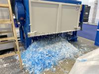 China PP Jumbo Bags HDPE Fabric Shredder Machine Textile 600kg H for sale