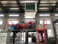 China Milk HDPE Bottle Pet Plastic Crusher Machine 800kg H for sale