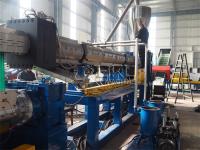 China Double Stage Plastic Granulating Machine 250KW Pet Flakes Recycling Machine for sale
