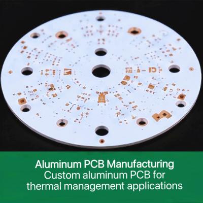 China Custom Aluminum PCB Efficient Heat Dissipation Multiple Surface Finish Options Thermal Management for sale