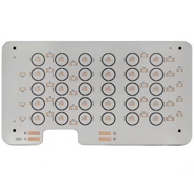 China High Thermal Conductivity Aluminum PCB with 2.0-3.0 W/m*K Dielectric and 6 oz Copper for High-Power Applications for sale