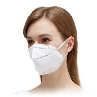 China Flexible Odorless Ffp2 Fold Flat Mask , CE Standard Earloop Face Mask for sale