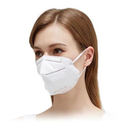 China Flexible Odorless Ffp2 Fold Flat Mask , CE Standard Earloop Face Mask for sale