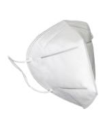 China Personnel Protected Fold Flat Mask , Logo Printed FFP2 Dust Respirator Mask for sale