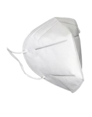 China Personnel Protected Fold Flat Mask , Logo Printed FFP2 Dust Respirator Mask for sale