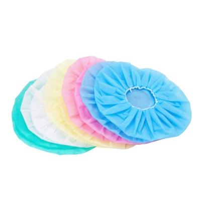 China Long Hair Disposable Nurse Cover , Clean Room Head Cap Dust Resistant for sale