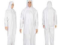 China Good Air Permeability Waterproof Disposable Coveralls White CE FDA Approved for sale