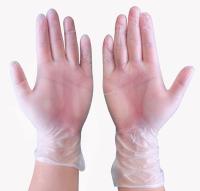 China Disposable Clear Powder Free PVC Gloves 100pcs / Box Vinyl Gloves   for sale
