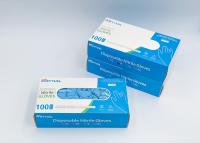 China Flexible Blue Disposable Nitrile Powder Free Medical Examination Gloves for sale