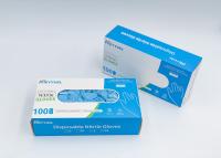 China Butadiene Disposable Safety Sterile Nitrile Exam Gloves Free Sample for sale