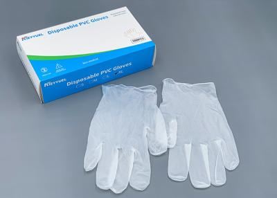 China 4.07g 0.12mm Disposable Pvc Vinyl Examination Gloves for sale