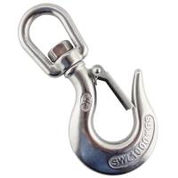 China ISO Certified Stainless Steel Rigging Hardware with 360° Swivel & Safety Latch - 304/316 Grade, Various Sizes Available for sale