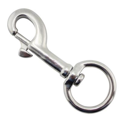 China Stainless Steel Ring Single Head Hook - 304 Grade with 50kg Load Capacity in Multiple Sizes for sale