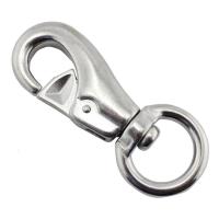 China 304 Stainless Steel Bullhead Swivel Snap Hook 3.5