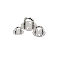 China 316 Stainless Steel Marine Eye Plate - Heavy Duty Round Retaining Buckle for Marine & Industrial Applications for sale