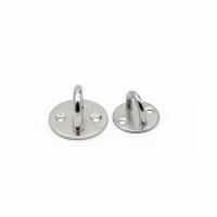China 316 Stainless Steel Marine Eye Plate - Heavy Duty Round Retaining Buckle for Marine & Industrial Applications for sale