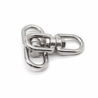 China Polished Stainless Steel Eye to Eye Swivel 316 Marine Grade Rigging Hardware 5mm for sale