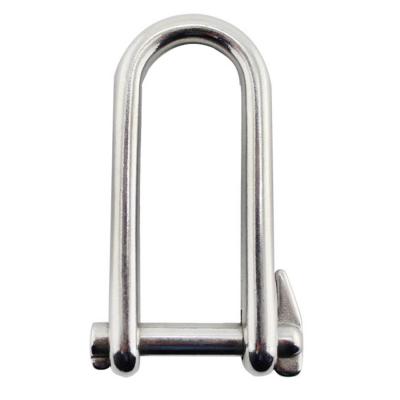 China Galvanized Stainless Steel Key Pin Shackle 0.5mm-50mm D-Shackle for Marine and Industrial Use for sale